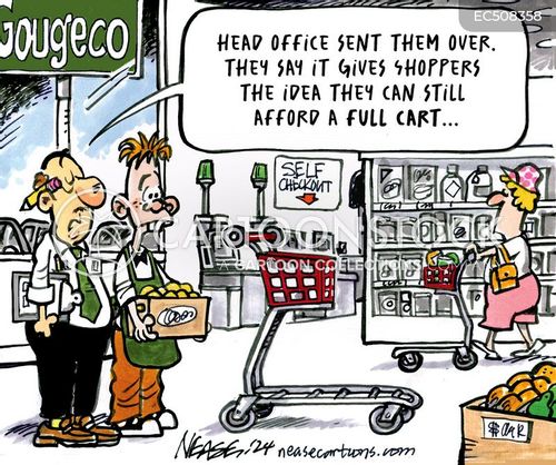 Grocery Inflation Cartoons and Comics - funny pictures from CartoonStock