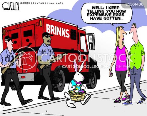 Egg Cost Cartoons and Comics - funny pictures from CartoonStock