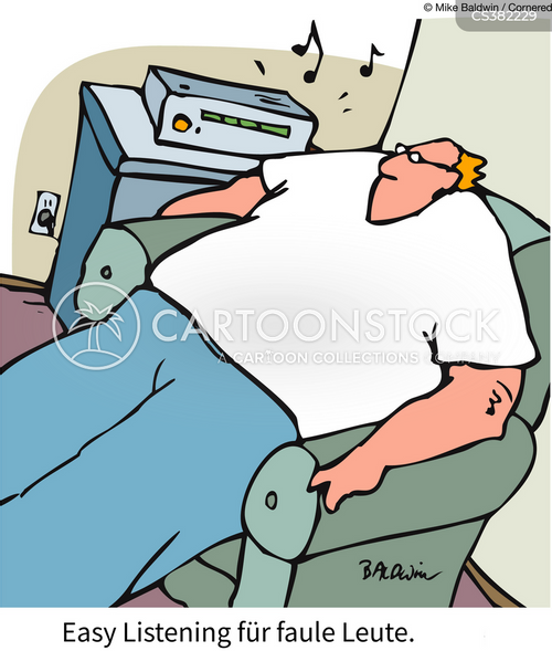 Cartoons und Karikaturen mit Faule Menschen