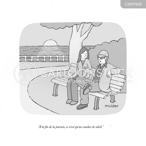 Dessins humoristique et caricaturés avec Partir Dans Le Coucher Du Soleil