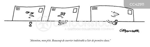 Dessins humoristique et caricaturés avec Lettres De Première Classe