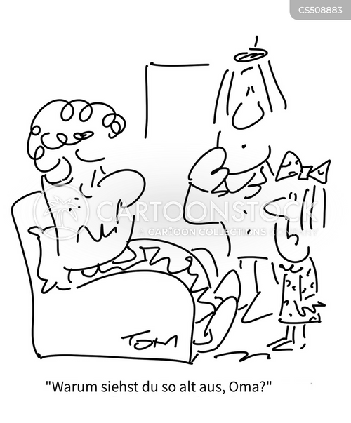 Cartoons und Karikaturen mit Sehr Alt