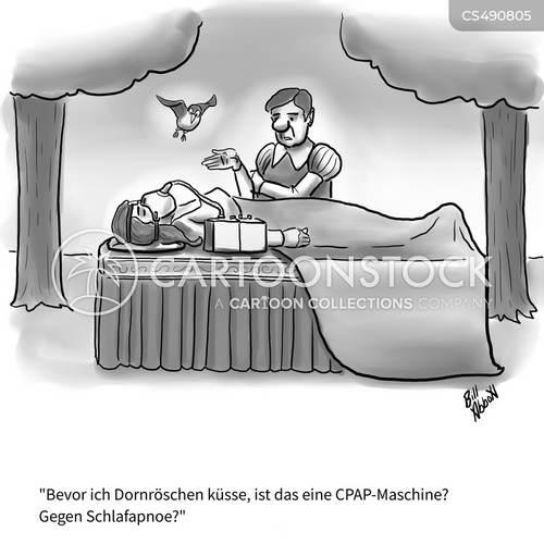 Cartoons und Karikaturen mit Cpap