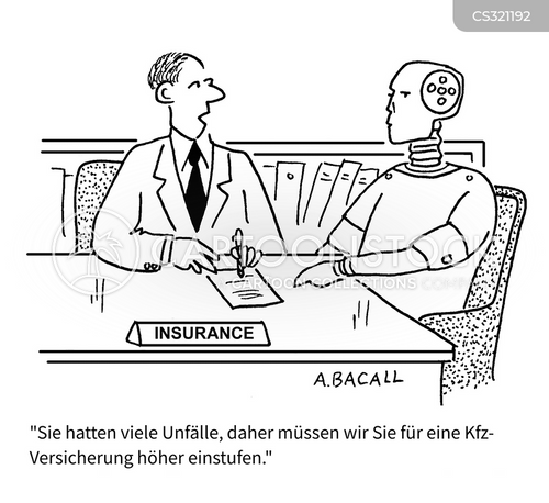 Cartoons und Karikaturen mit Crash-simulation