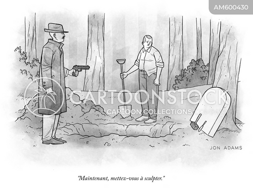 Dessins humoristique et caricaturés avec Profanation De Sépulture