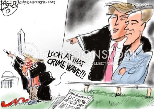 Crime Wave Cartoons and Comics - funny pictures from CartoonStock
