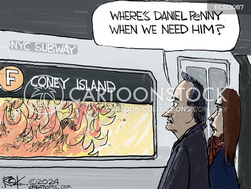 New York Subway Cartoons and Comics - funny pictures from CartoonStock