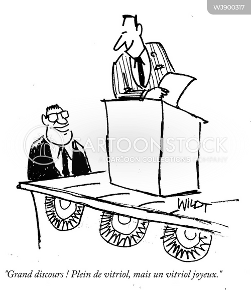 Dessins humoristique et caricaturés avec Circuits De Discours