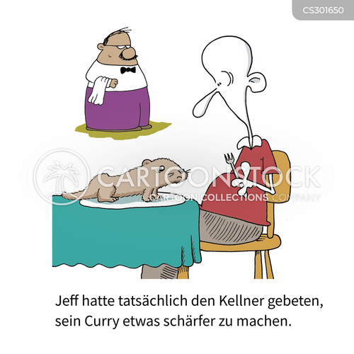 Cartoons und Karikaturen mit Schlaksiger Mann