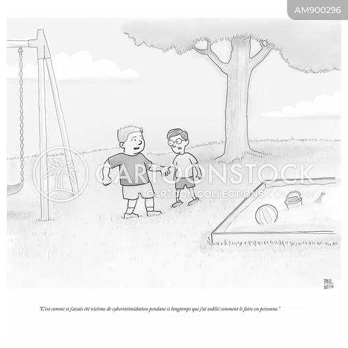 Dessins humoristique et caricaturés avec Prévention De L'intimidation