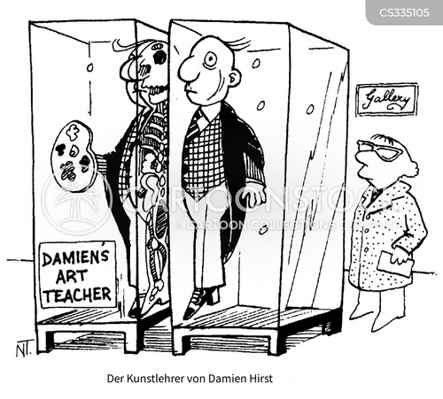Cartoons und Karikaturen mit Damien