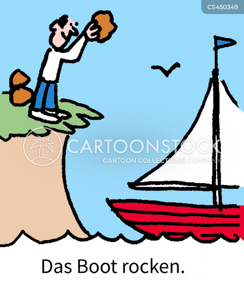Cartoons und Karikaturen mit Das Boot Rocken