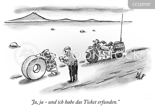 Cartoons und Karikaturen mit Erfindung Des Rads