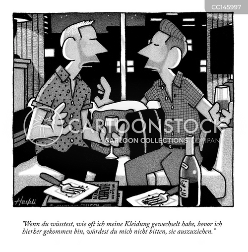 Cartoons und Karikaturen mit Schwul