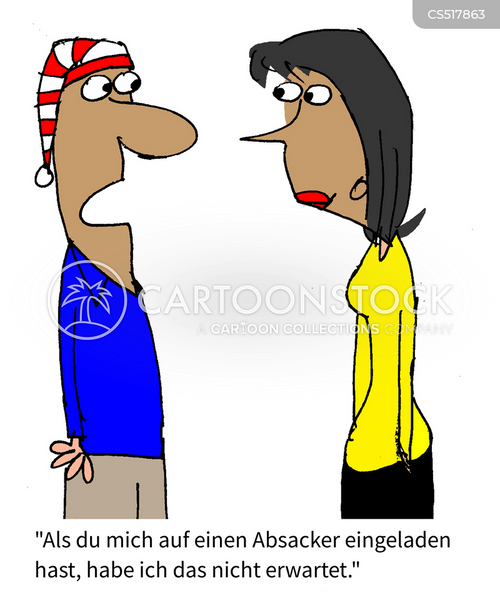 Cartoons und Karikaturen mit Absacker