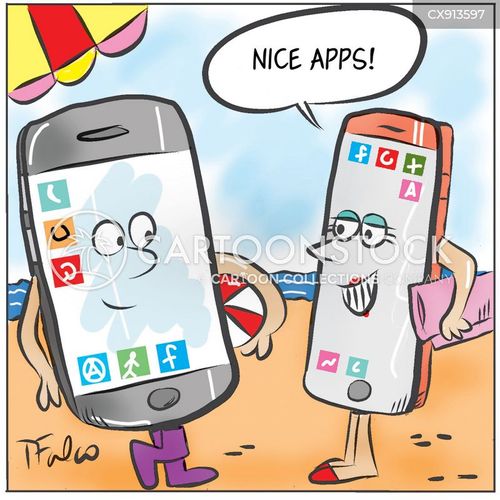 Phone Apps Cartoons and Comics - funny pictures from CartoonStock
