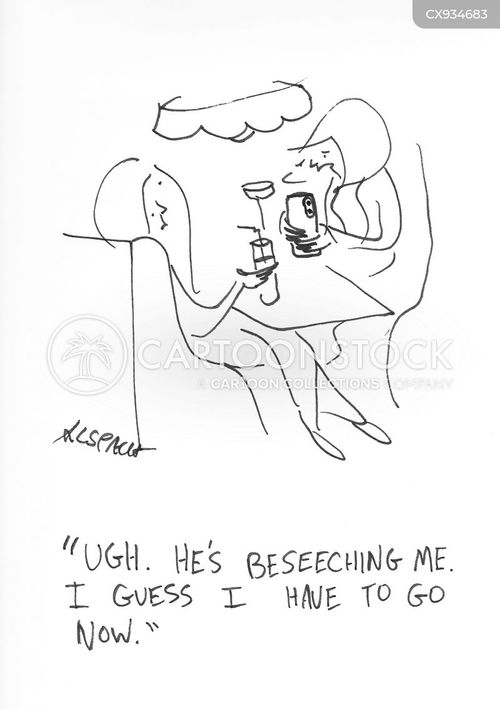 Beseeching Cartoons and Comics - funny pictures from CartoonStock