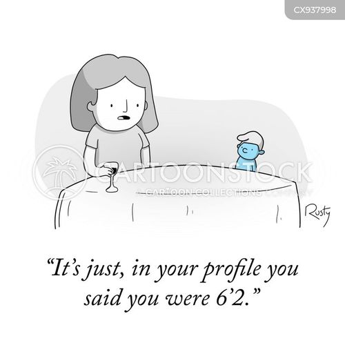 Profile Mismatch Cartoons and Comics - funny pictures from CartoonStock