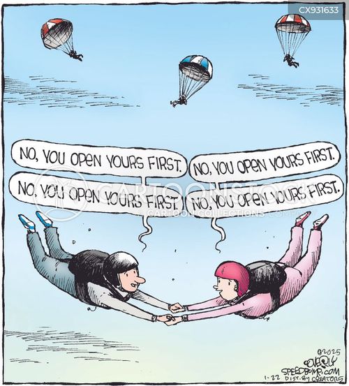 Extreme Risk Cartoons and Comics - funny pictures from CartoonStock