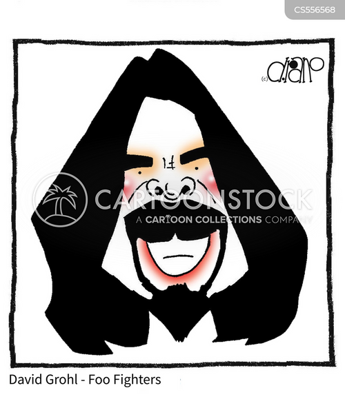 Cartoons und Karikaturen mit Dave Grohl