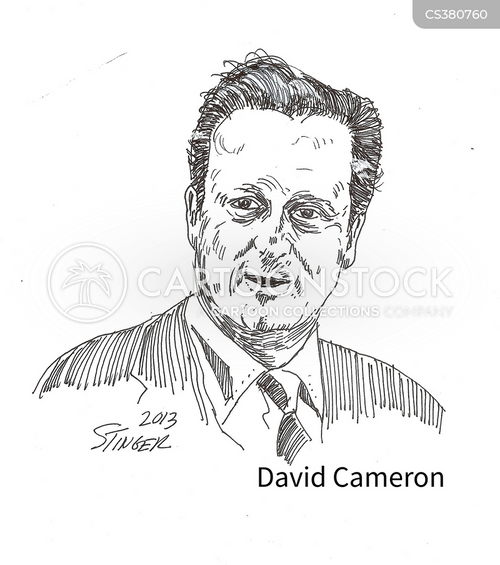 Cartoons und Karikaturen mit David Cameron