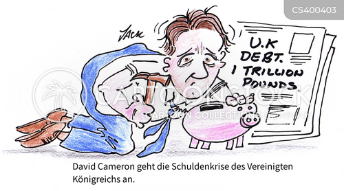 Cartoons und Karikaturen mit David Cameron