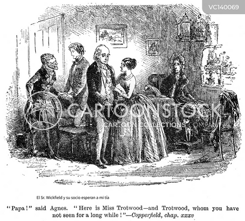 Cartoons und Karikaturen mit Agnes