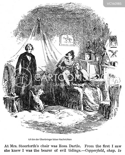 Cartoons und Karikaturen mit Steerforth