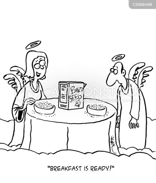 Morning Snacks Cartoons and Comics - funny pictures from CartoonStock