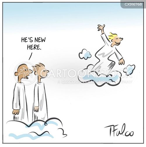 Heavenly Customs Cartoons and Comics - funny pictures from CartoonStock
