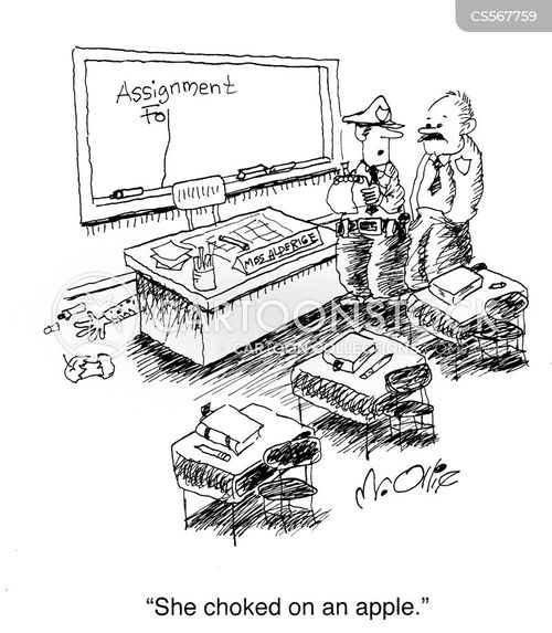 Choking Cartoons and Comics - funny pictures from CartoonStock