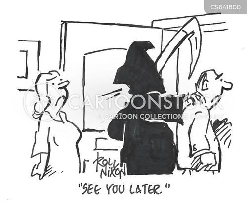 Foreshadowing Cartoons and Comics - funny pictures from CartoonStock