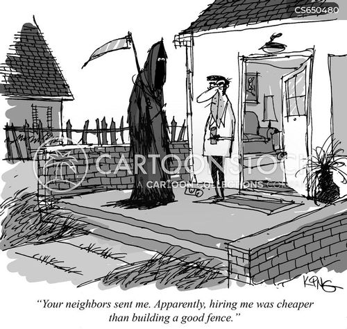 Property Boundary Cartoons and Comics - funny pictures from CartoonStock