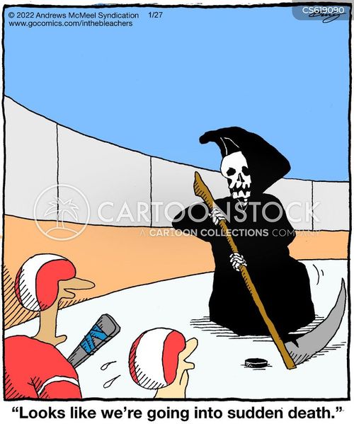 Sudden Death Cartoons and Comics - funny pictures from CartoonStock