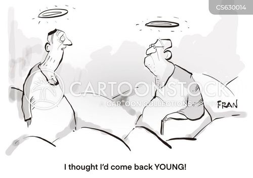 Eternal Life Cartoons and Comics - funny pictures from CartoonStock