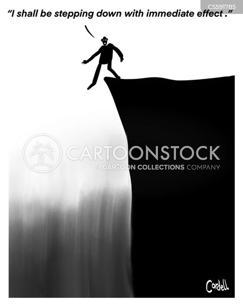 Stepping Down Cartoons and Comics - funny pictures from CartoonStock