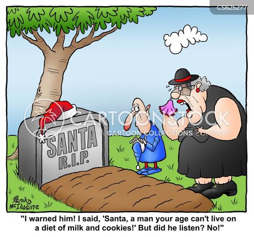 Kris Kringle Cartoons and Comics - funny pictures from CartoonStock