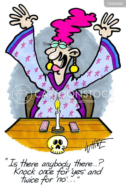 Psychic Medium Cartoons and Comics - funny pictures from CartoonStock