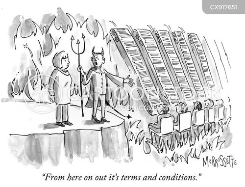 Contract Phrasing Cartoons and Comics - funny pictures from CartoonStock