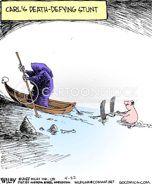 Death-defying Stunts Cartoons and Comics - funny pictures from CartoonStock