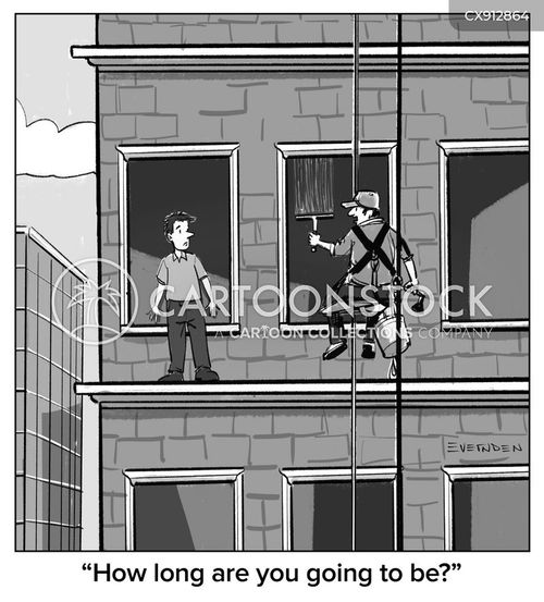 Window Washer Cartoons and Comics - funny pictures from CartoonStock