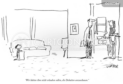 Cartoons und Karikaturen mit Parteien