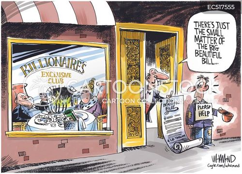 Big Beautiful Bill Cartoons and Comics - funny pictures from CartoonStock