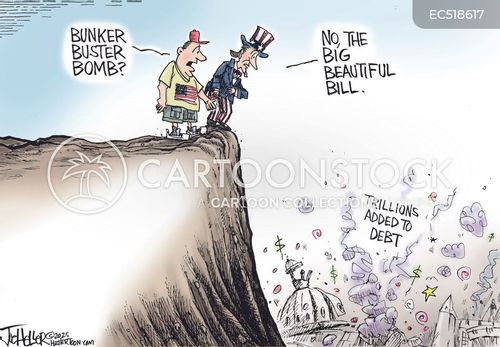 Exploding Debt Cartoons and Comics - funny pictures from CartoonStock