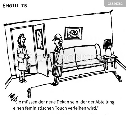 Cartoons und Karikaturen mit Akademische Abteilungen