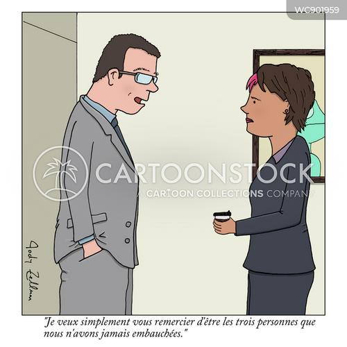 Dessins humoristique et caricaturés avec Processus De Recrutement