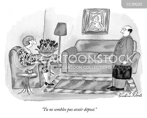 Dessins humoristique et caricaturés avec Déposé