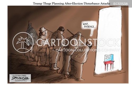 Election Disruption Cartoons and Comics - funny pictures from CartoonStock