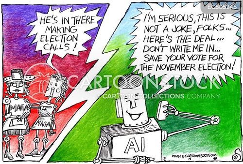 Deep Fakes Cartoons and Comics - funny pictures from CartoonStock