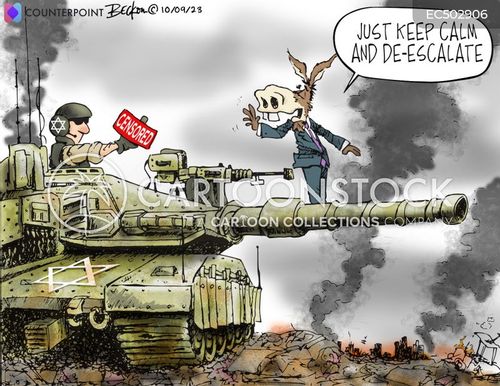 De-escalate Cartoons and Comics - funny pictures from CartoonStock